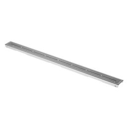 TECE Designrost 600851 TECEdrainline quadratum gerade, 80 cm, Edelstahl geb&uuml;rstet