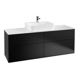 Villeroy & Boch Villeroy & Boch Finion Unterschrank F19100PD 160x60,3cm, Black Matt Lacquer