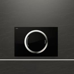 Mepa Zero Bet&auml;tigungsplatte 421860 Glas schwarz, f&uuml;r teileingelassene Montage