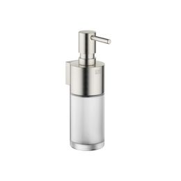 Dornbracht Spender 83435970-06 Wandmodell, Flasche aus Kristallglas, matt, Platin matt
