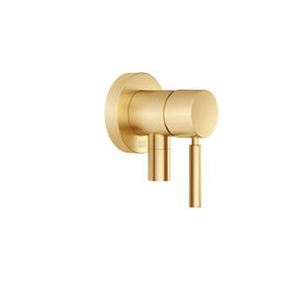 Dornbracht Tara. Fertigmontageset 36045660-28 f&uuml;r UP-Einhandmischer, mit Abdeckplatte, messing geb&uuml;rstet
