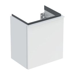 Geberit iCon Handwaschbecken-Unterschrank 502300013 37x41,5x27,9cm, 1 T&uuml;r, Anschlag rechts, wei&szlig; matt, Griff wei&szlig; matt