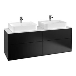 Villeroy & Boch Villeroy & Boch Finion Unterschrank F18100PD 160x60,3cm, Black Matt Lacquer