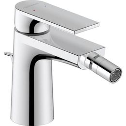 Duravit Tulum Bidetarmatur TU2400001010 mit Zugstangen-Ablaufgarnitur, Ausladung 126mm, chrom