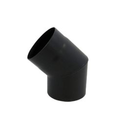 Bertrams ST-Pu Segmentbogen 08SB45-250L 45&deg;, 250 mm, geschwei&szlig;t, pulverbeschichtet, schwarz