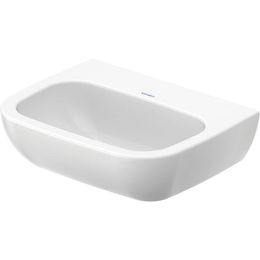Duravit D-Code Waschtisch 2311550070 55 x 43 cm, ohne &Uuml;berlauf, ohne Hahnloch, weiss