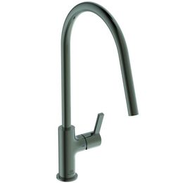 Ideal Standard Gusto K&uuml;chenarmatur BD408A5 magnetic grey, mit hohem Rohrauslauf