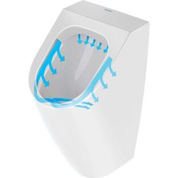 Duravit Soleil by Starck Urinal 2830302000 30x35cm, Zulauf von hinten, rimless, wei&szlig; Hygiene Glaze, ohne Fliege
