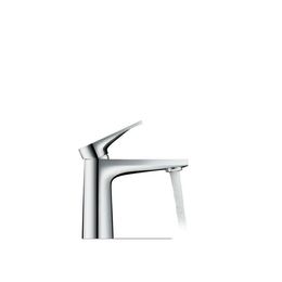 Duravit Tulum Waschtischarmatur FreshStart TU1011002010 Ausladung 110mm, ohne Zugstangen-Ablaufgarnitur, chrom