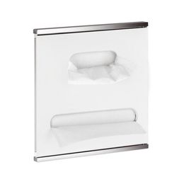 KEUCO Modul Waschtisch 3 Plan Integral 44977015101 Anschlag links, verchromt/weiss lackiert