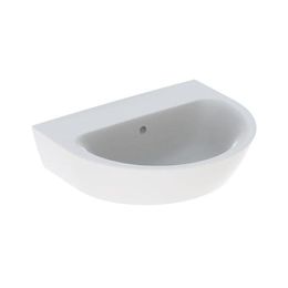Geberit Renova Waschtisch 500579018 55 x 45 cm, wei&szlig;/KeraTect, ohne Hahnloch, mit &Uuml;berlauf