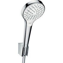 Hansgrohe Croma Select S Vario Wannenset 26421400 weiss-chrom, 125 cm Schlauch Isiflex