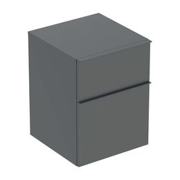 Geberit iCon Seitenschrank 502315JK1 45x60x47,6cm, 2 Schubladen, lava matt/lava matt