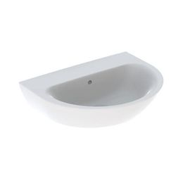 Geberit Renova Waschtisch 500663011 65 x 50 cm, wei&szlig;, ohne Hahnloch, mit &Uuml;berlauf