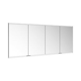 KEUCO Royal Modular 2.0 Spiegelschrank 800410190000400 1900 x 700 x 120 mm, 4 Steckdosen, Wandeinbau, 4-t&uuml;rig
