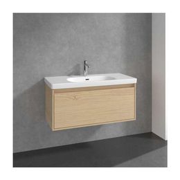 Villeroy & Boch Villeroy und Boch Skyla Waschtischunterschrank C78900VJ 1 Auszug, 972 x 436 x 439 mm, Nordic Oak