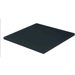 Duravit Stonetto Duschwanne 720169680000000 120 x 120 x 5 cm, anthrazit matt, aus DuraSolid Q