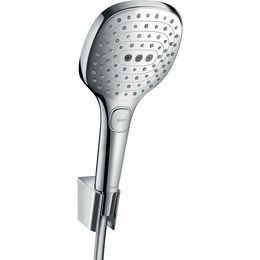 Hansgrohe Raindance Select E120 Wannenset 26700000 chrom, Brausehalter und Schlauch 125 cm