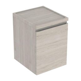 Geberit Renova Plan Seitenschrank 501913001 40x55x44,5cm, 1 Schublade, nussbaum hell, Folie strukturiert