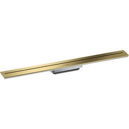 Hansgrohe Drain Duschrinne 42526990 800mm, Fertigset, zur Wandmontage, polished gold optic