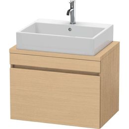 Duravit DuraStyle Waschtisch-Unterschrank DS530103030 70 x 47,8 cm, Eiche natur, f&uuml;r Konsole, 1 Auszug