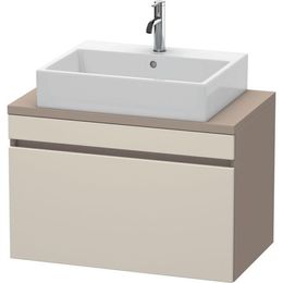 Duravit DuraStyle Waschtisch-Unterschrank DS530209143 80 x 47,8 cm, taupe/basalt matt, f&uuml;r Konsole, 1 Auszug