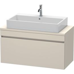 Duravit DuraStyle Waschtisch-Unterschrank DS530409191 100 x 47,8 cm, taupe, f&uuml;r Konsole, 1 Auszug