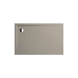 Kaldewei Superplan Duschwanne 384747983670 80x180x2,5cm, mit Träger flach, Perl-Effekt, warm grey50