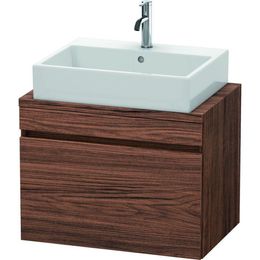 Duravit DuraStyle Waschtisch-Unterschrank DS530102121 70 x 47,8 cm, nussbaum dunkel, f&uuml;r Konsole, 1 Auszug