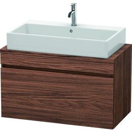 Duravit DuraStyle Waschtisch-Unterschrank DS530302121 90 x 47,8 cm, nussbaum dunkel, f&uuml;r Konsole, 1 Auszug