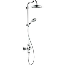 Hansgrohe Axor Montreux Showerpipe 16572000 chrom, mit Thermostat, 1jet Kopfbrause