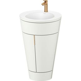 Duravit Starck 1 c-bonded Set S19512O04390010 Nordic Wei&szlig; Seidenmatt, Griff Bronze, Innenbeleuchtung, 864 x 560 x 605 mm