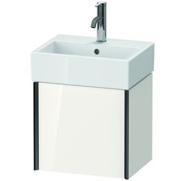 Duravit XViu Waschtisch-Unterschrank XV4231LB222 43,4x33,4x39,7cm, schwarz matt, links, wei&szlig; hochglanz