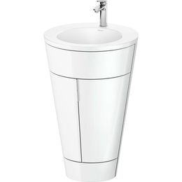 Duravit Starck 1,c-bonded Set S19512O10850010 Griff Chrom, Keramik Wei&szlig; Matt, Innenbeleuchtung, bodenstehend, Wei&szlig; Hochglanz, 864 x 560 x 605 mm