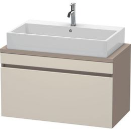Duravit DuraStyle Waschtisch-Unterschrank DS530309143 90 x 47,8 cm, taupe/basalt matt, f&uuml;r Konsole, 1 Auszug