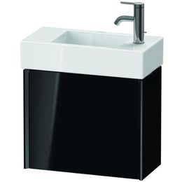 Duravit XViu Waschtisch-Unterschrank XV4232LB240 48,4 x 39,7 x 23,4 cm, links, schwarz hochglanz, 1 Tür, schwarz matt