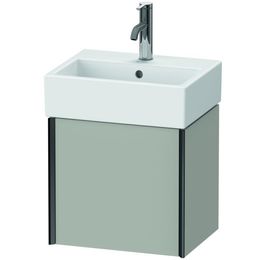 Duravit XViu Waschtisch-Unterschrank XV4231LB207 43,4x33,4x39,7cm, schwarz matt, links, betongrau matt