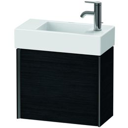 Duravit XViu Waschtisch-Unterschrank XV4232RB216 48,4 x 39,7 x 23,4 cm, rechts, Eiche schwarz, 1 Tür, schwarz matt