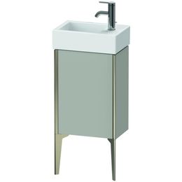 Duravit XViu Waschtisch-Unterschrank XV4530LB107 36,4 x 49,3 x 23,4 cm, links, betongrau matt, 1 Tür, champagner matt