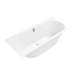 Villeroy & Boch Villeroy und Boch Oberon 2.0 Rechteck-Badewanne UBQ170OBR2DV-01 Einbau 170 x 75 cm, Quaryl Weiß Alpin