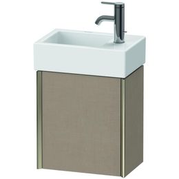 Duravit XViu Waschtisch-Unterschrank XV4230LB175 36,4x39,7x23,4 cm, links, leinen, 1 T&uuml;r, champagner matt
