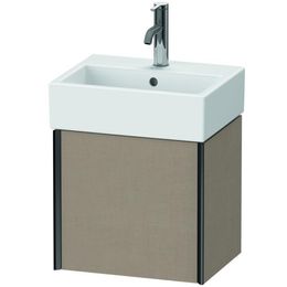 Duravit XViu Waschtisch-Unterschrank XV4231LB275 43,4x33,4x39,7cm, schwarz matt, links, leinen