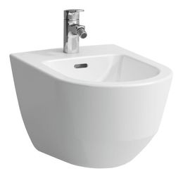 Laufen Pro Wand-Bidet 8309520003041 36 x 53 cm, wei&szlig;, Eckventile au&szlig;enliegend