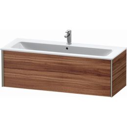 Duravit XViu Waschtisch-Unterschrank XV40280B179 121 x 40 x 48 cm, nussbaum natur, 1 Auszug, wandhängend, champagner matt