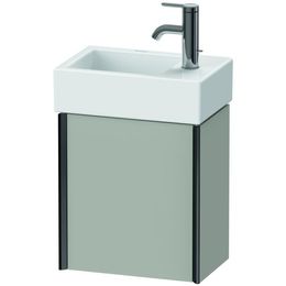 Duravit XViu Waschtisch-Unterschrank XV4230LB207 36,4 x 39,7 x 23,4 cm, links, betongrau matt, 1 Tür, schwarz matt