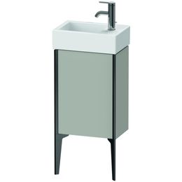 Duravit XViu Waschtisch-Unterschrank XV4530LB207 36,4 x 49,3 x 23,4 cm, links, betongrau matt, 1 Tür, schwarz matt