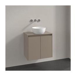 Villeroy & Boch Villeroy und Boch Collaro Waschtischunterschrank C15000VM 60x54,8x38cm, Waschtisch mittig, taupe