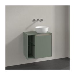 Villeroy & Boch Villeroy und Boch Collaro Waschtischunterschrank C15100AF 60x54,8x38cm, Waschtisch rechts, soft green