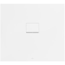 Villeroy & Boch Villeroy & Boch Squaro Infinity Duschwanne UDQ1090SQI2V-RW 100 x 90 x 4 cm, Stone White, universal einbaubar