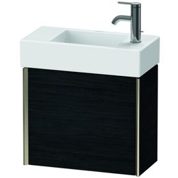Duravit XViu Waschtisch-Unterschrank XV4232LB116 48,4x39,7x23,4 cm, links, Eiche schwarz, 1 T&uuml;r, champagner matt
